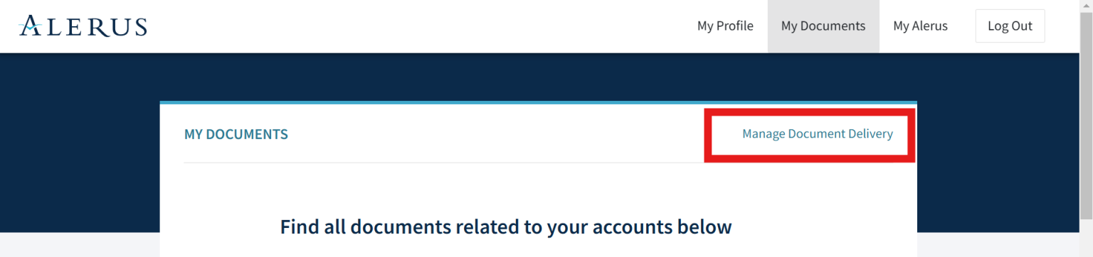 Personal Accounts Support - Alerus Financial